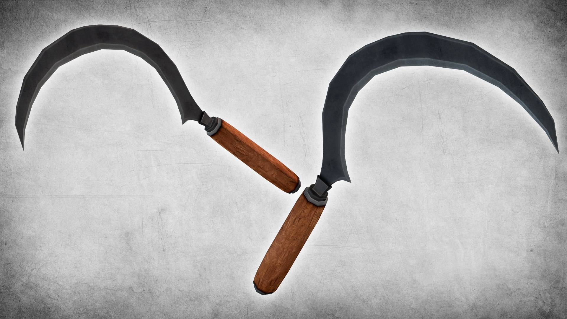 Sickle Scythe Ready 3d Model