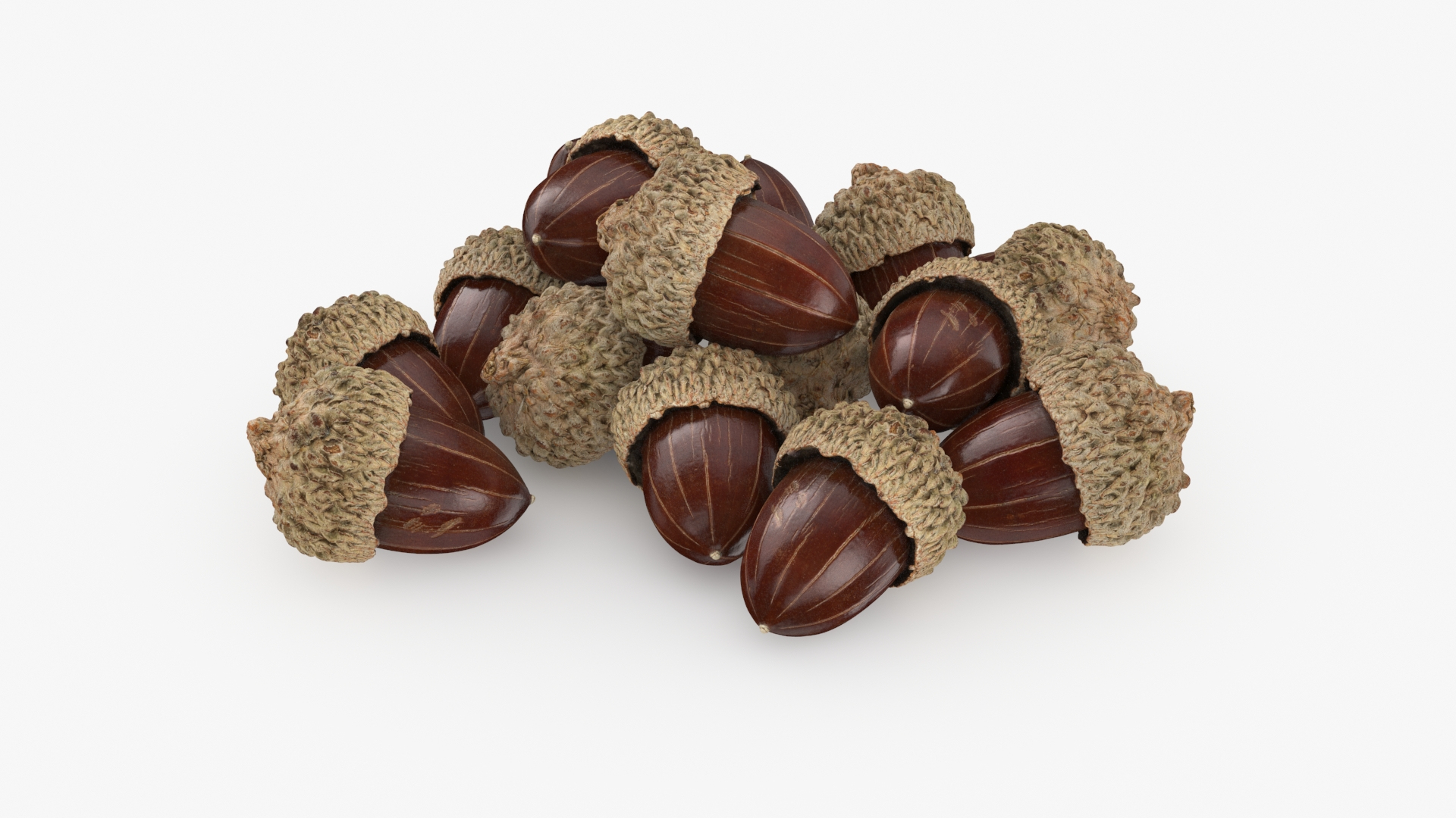 3D Acorn Pile Model - TurboSquid 2283544