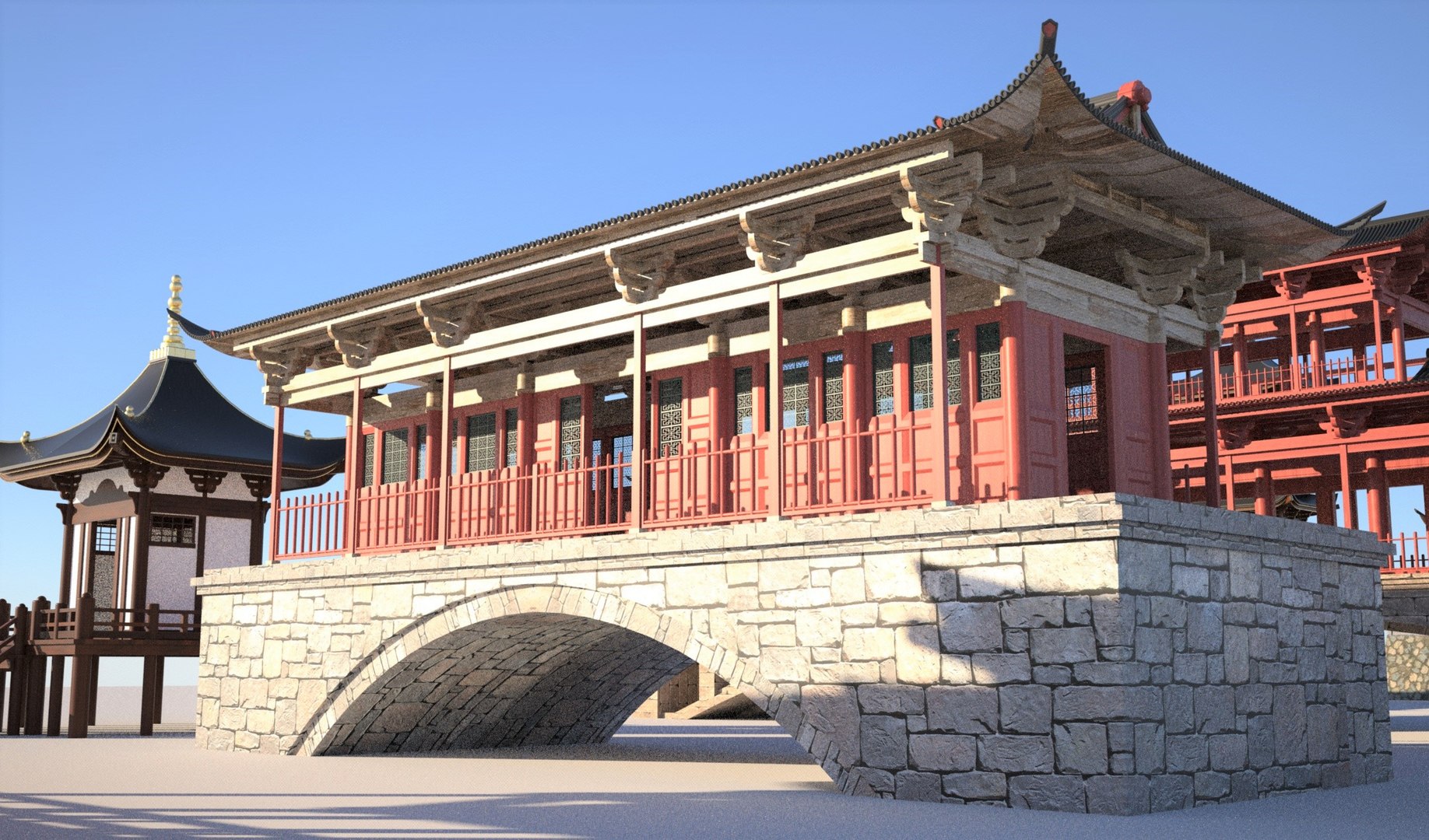 3D Set Chinese Model - TurboSquid 1296603