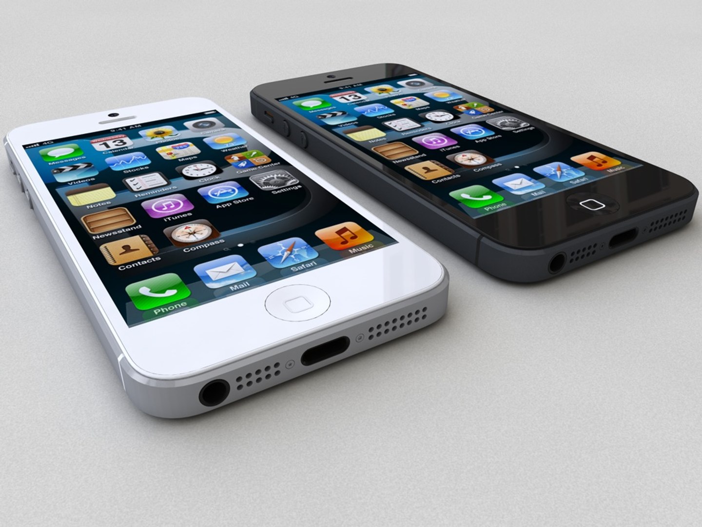 Phone 5 Actual Size 3d Dwg