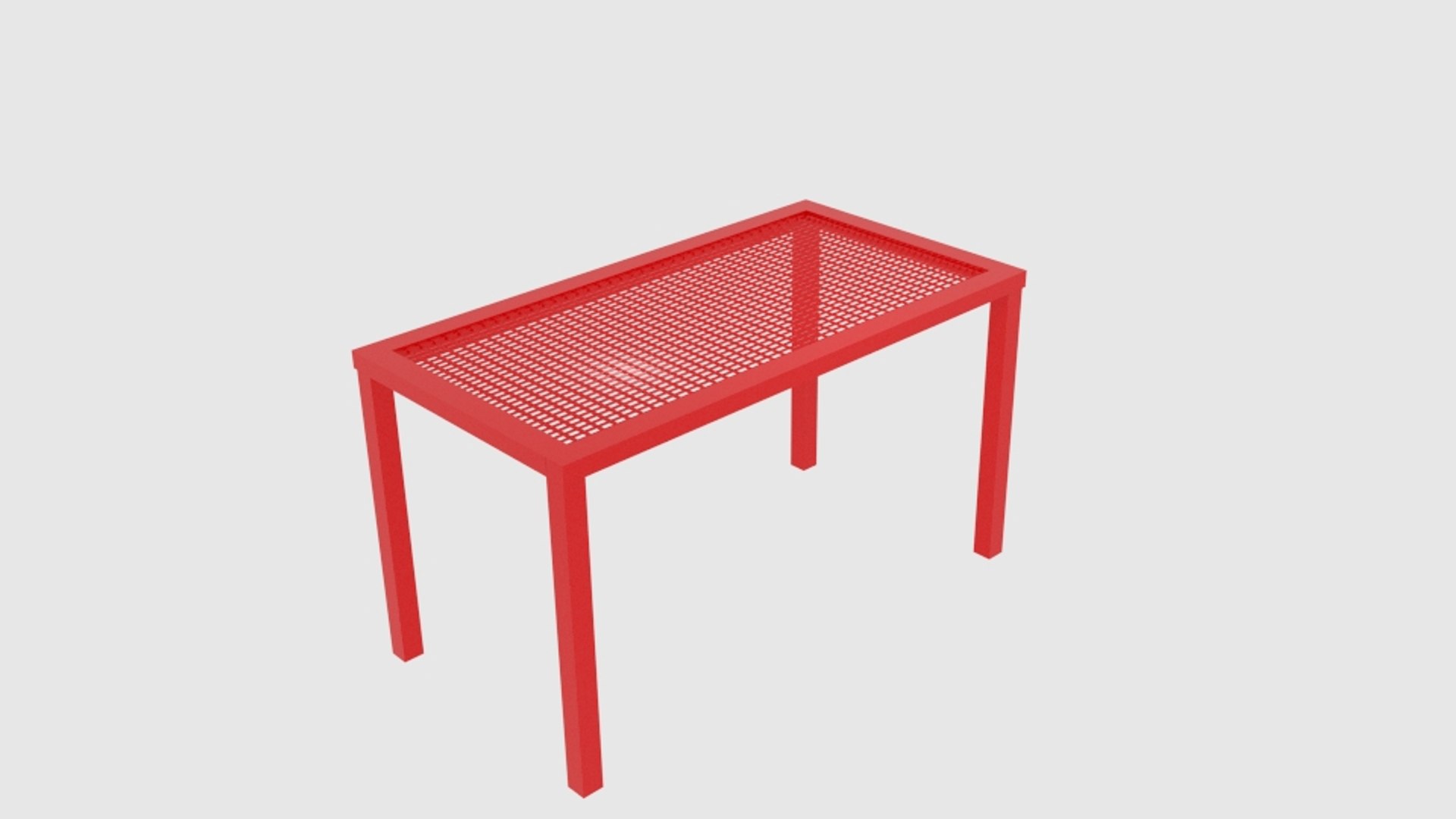 3D Model Wireframe Table - TurboSquid 1229971