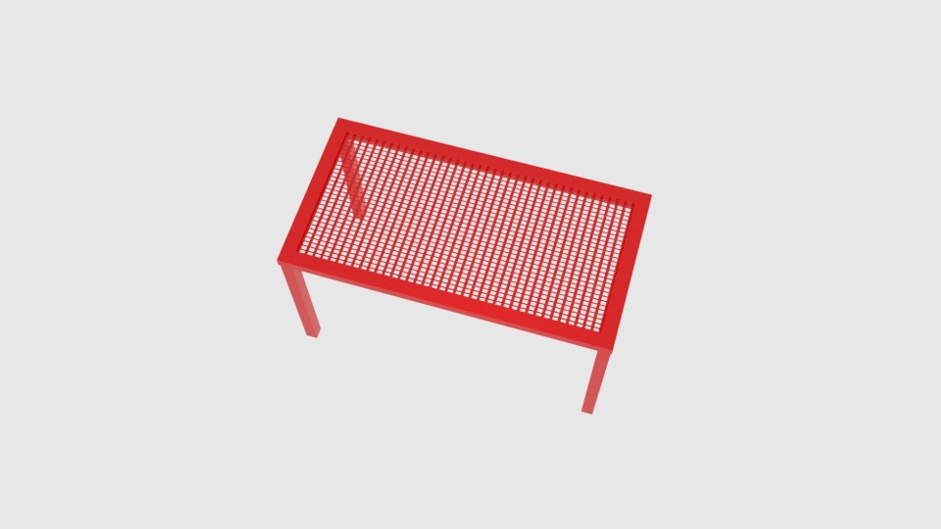 3D Model Wireframe Table - TurboSquid 1229971