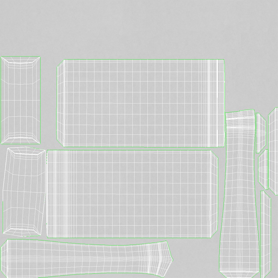 3d paper pastry bag 3 model