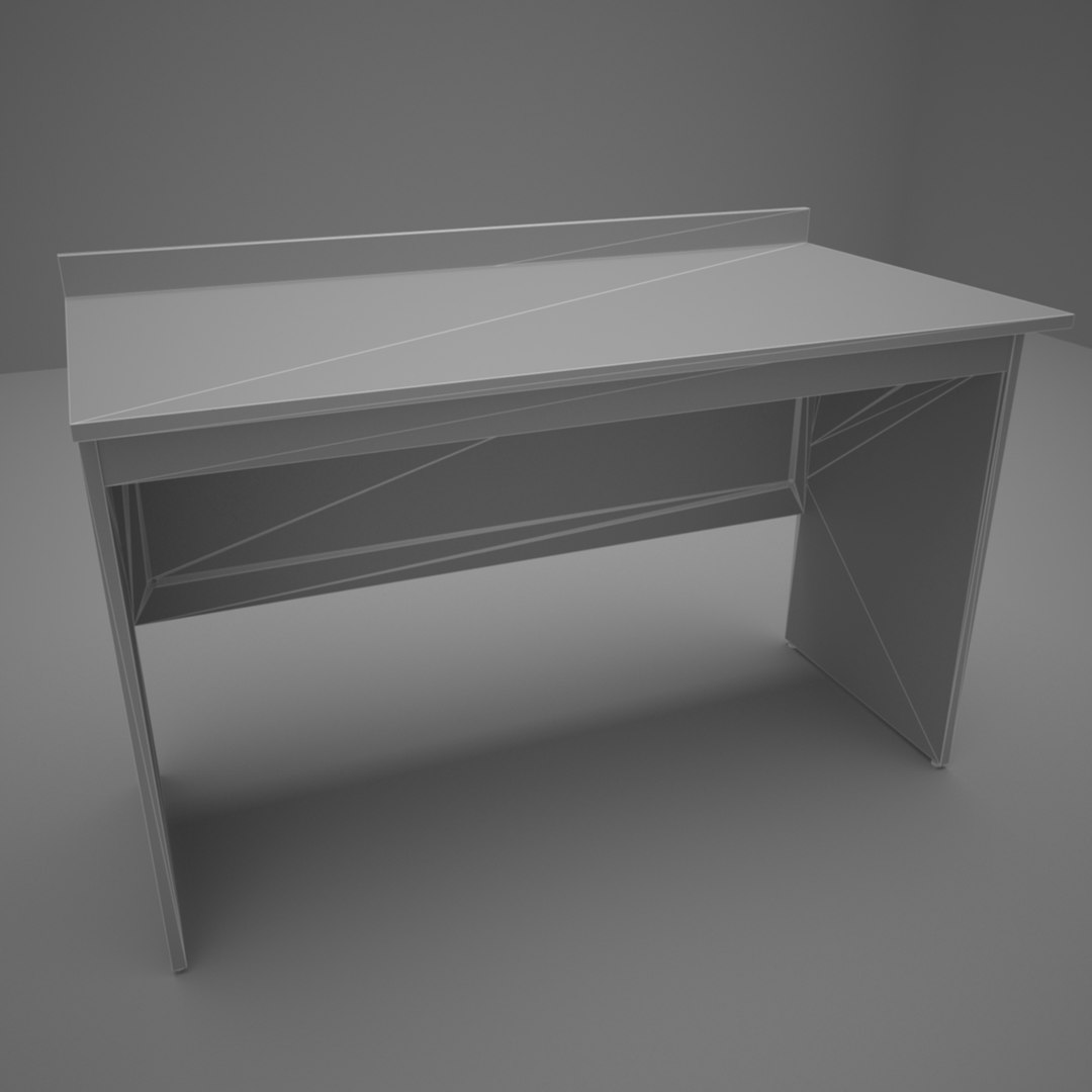 3d model desk table