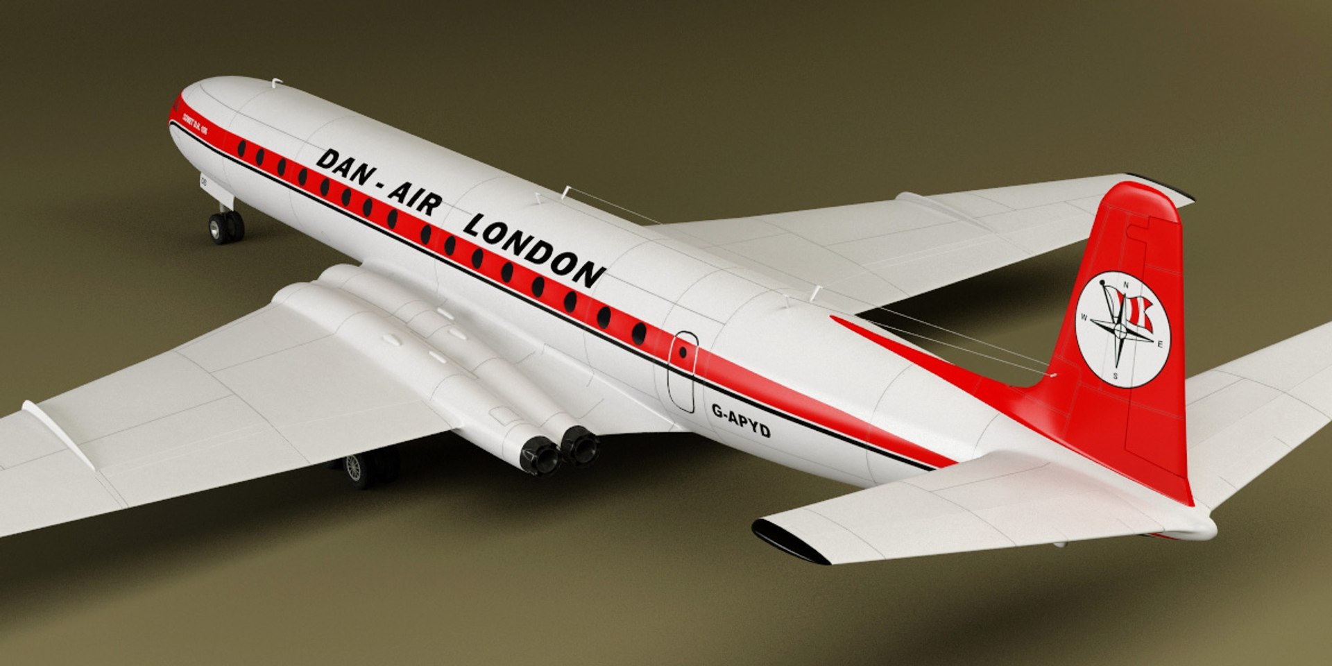 Havilland Comet 3d Model