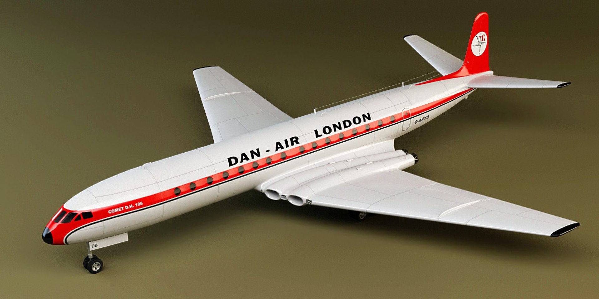Havilland Comet 3d Model