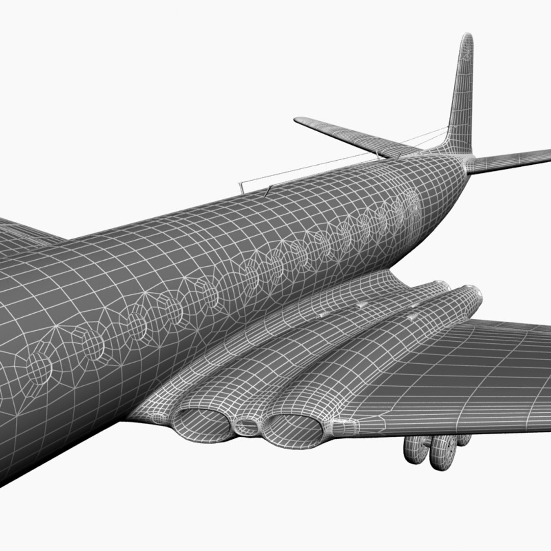 Havilland Comet 3d Model