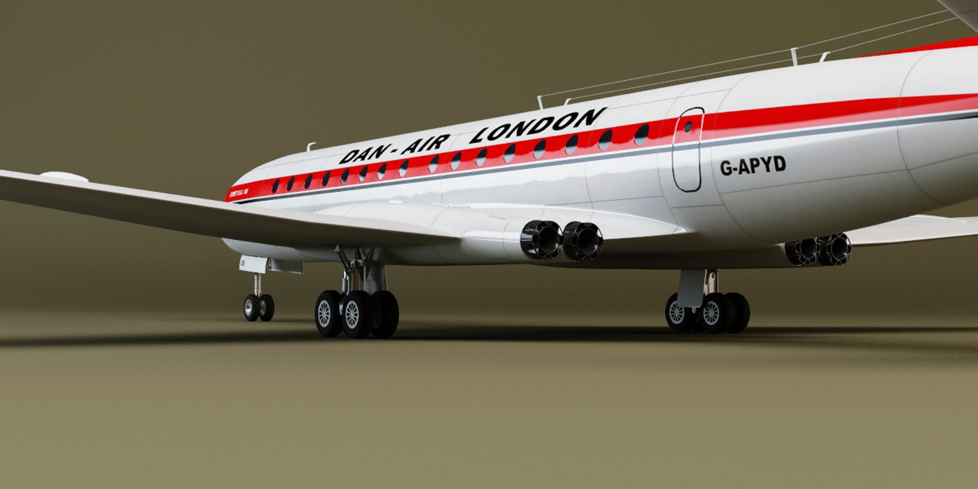 Havilland Comet 3d Model