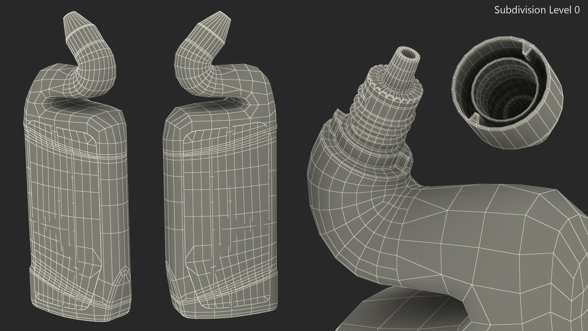 3D toilet bowl cleaner liquid - TurboSquid 1701590