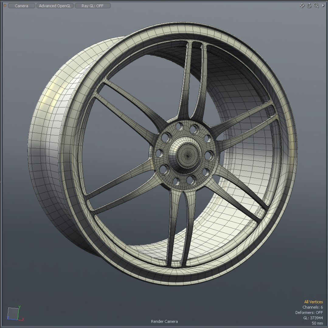 wheel 3d model
