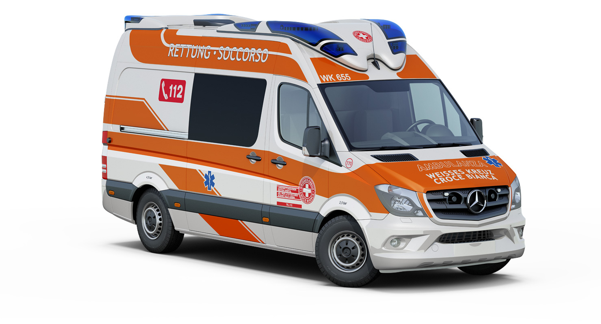 Mercedes-benz Sprinter Ambulance Model - TurboSquid 1402964