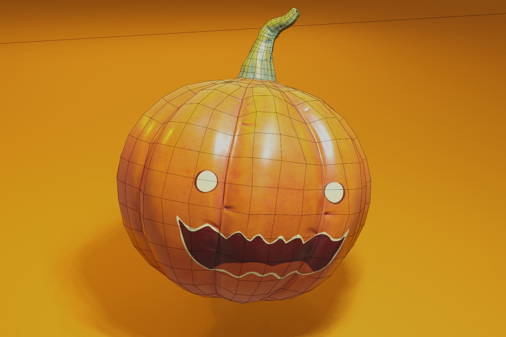 PBR Inflatable Pumpkin With 4LODs Low-poly 3D Model Model - TurboSquid ...