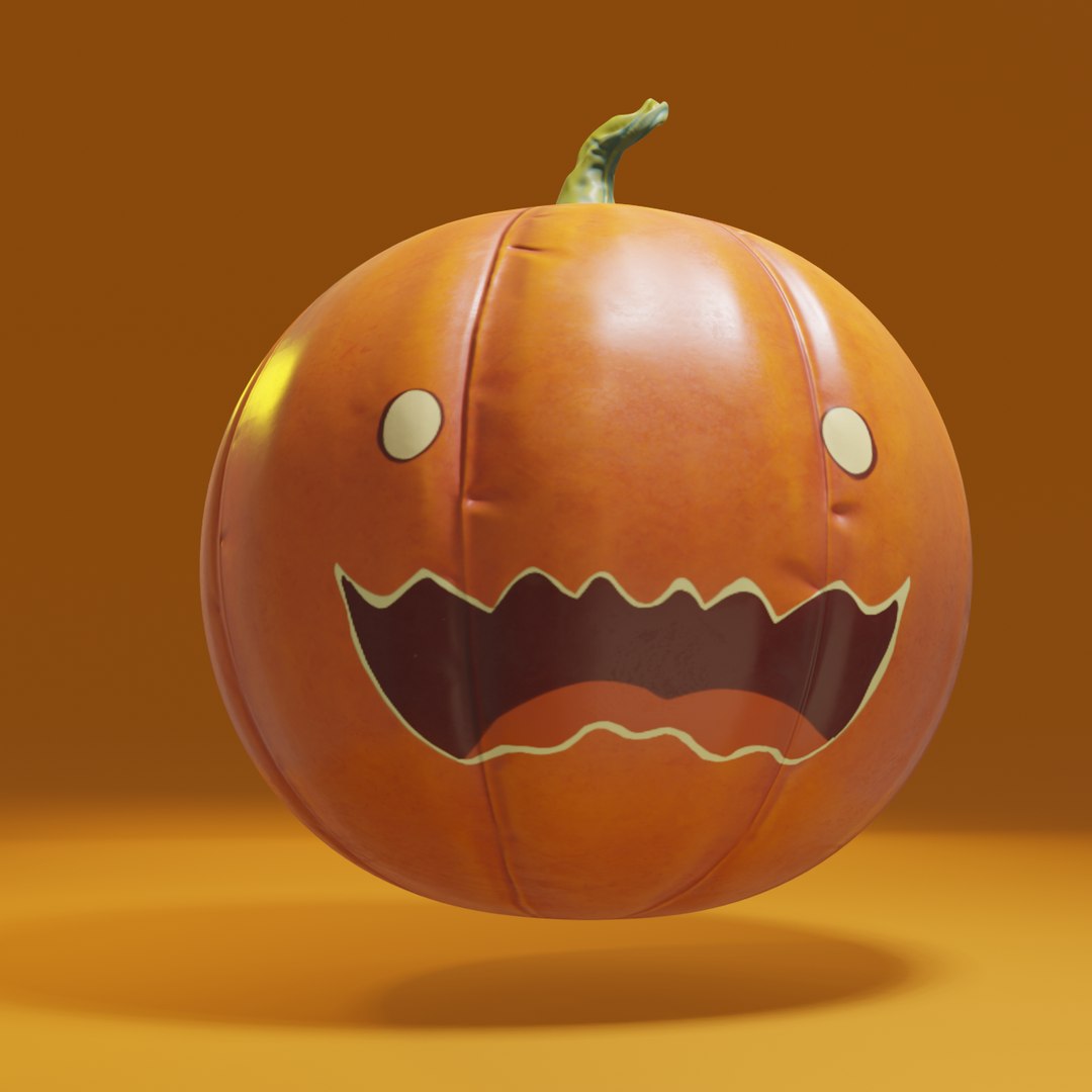 PBR Inflatable Pumpkin With 4LODs Low-poly 3D Model Model - TurboSquid ...