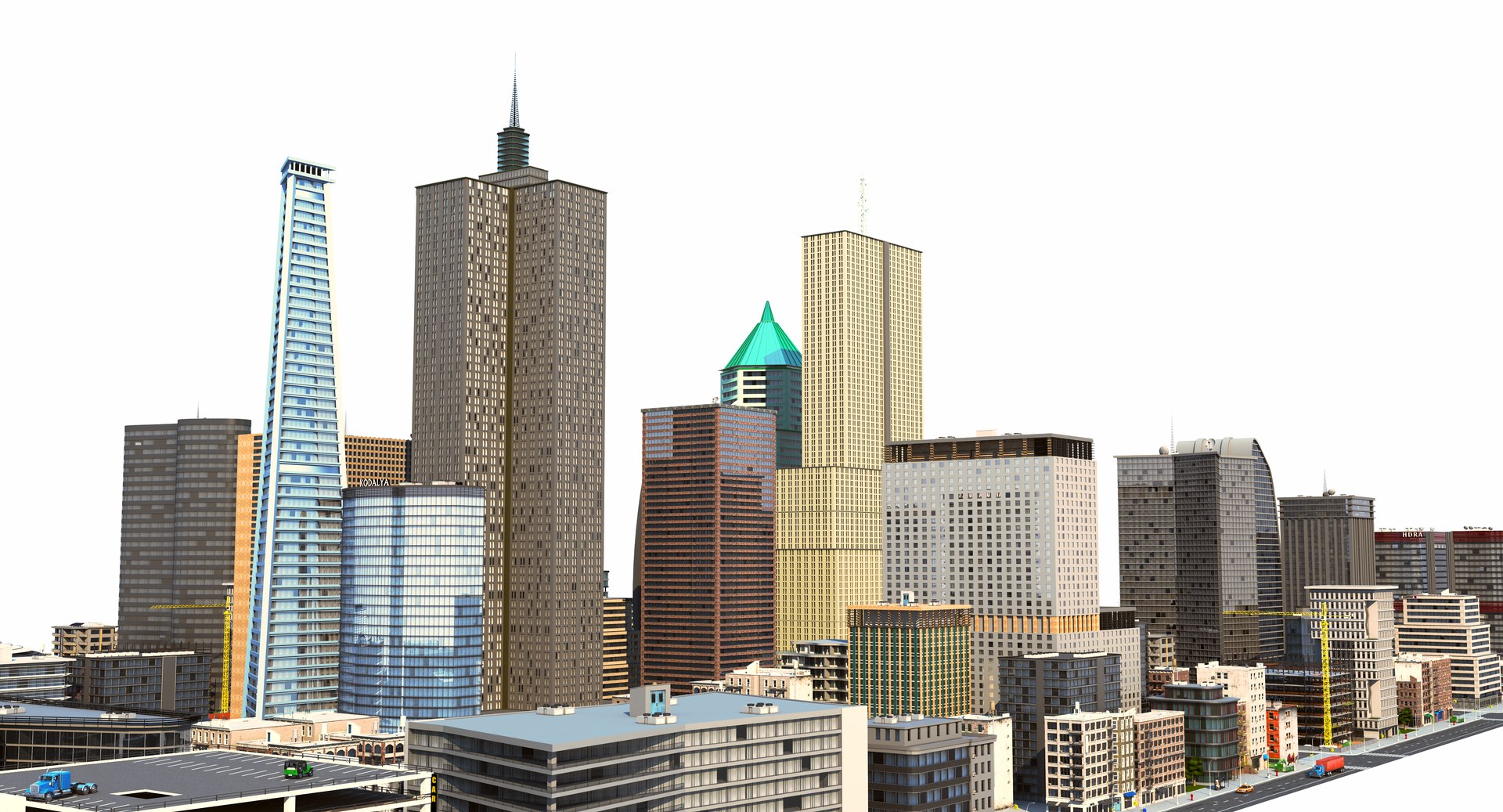Big City A1 3D Model - TurboSquid 1402200