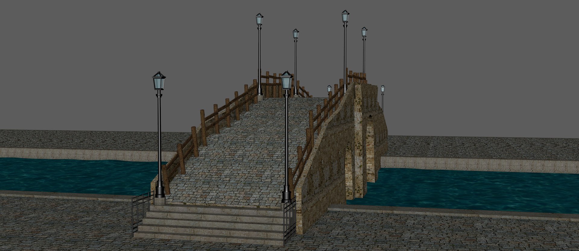Bridge Structure 3D - TurboSquid 1262993