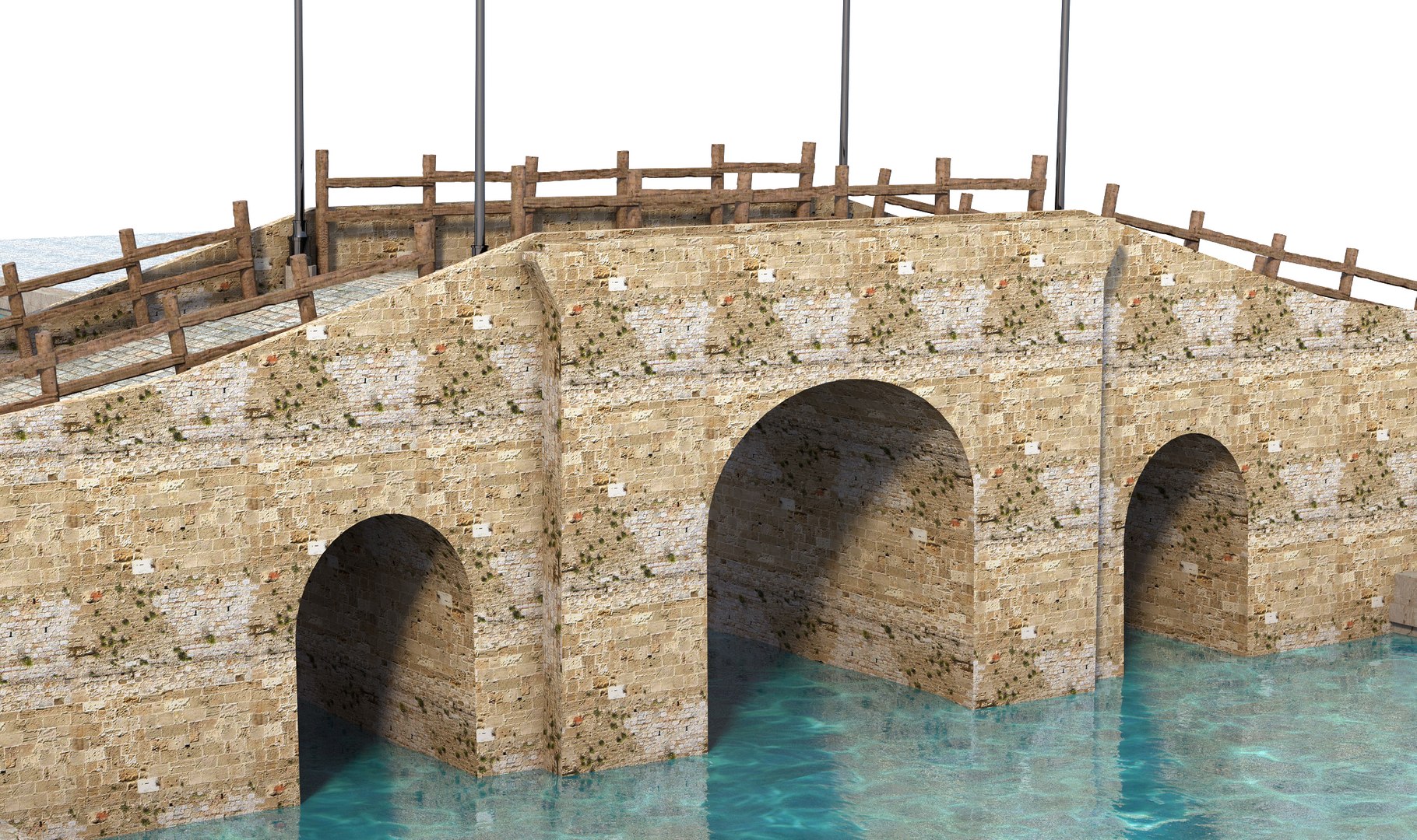 Bridge Structure 3D - TurboSquid 1262993