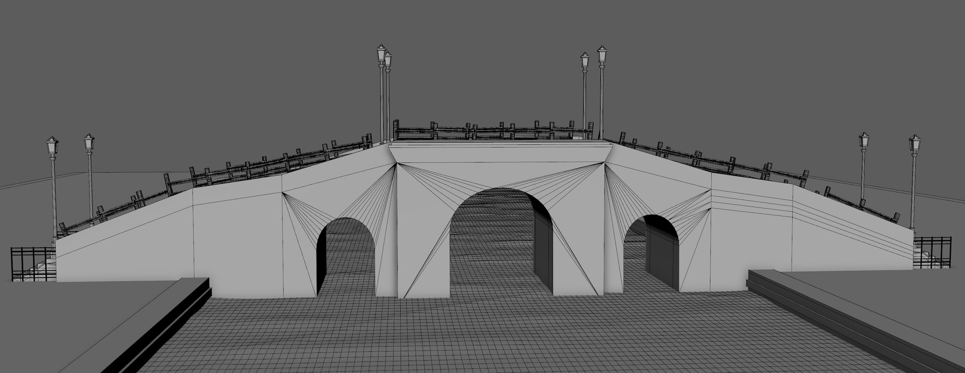 Bridge Structure 3D - TurboSquid 1262993