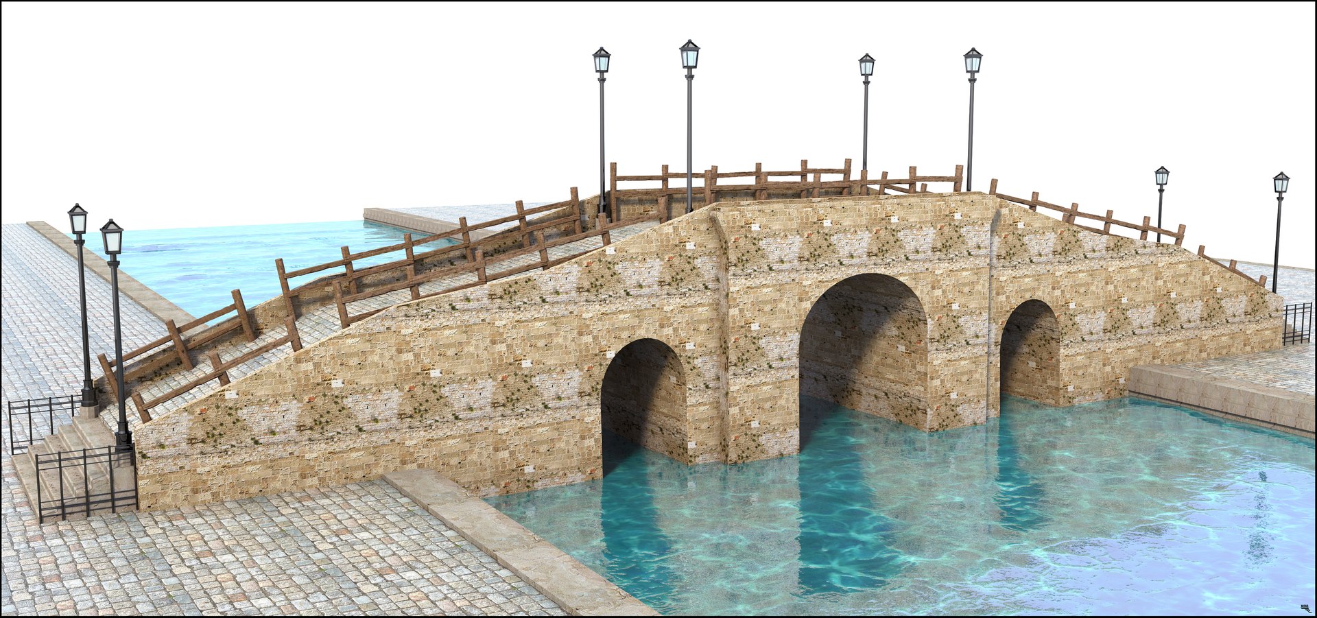 Bridge Structure 3D - TurboSquid 1262993