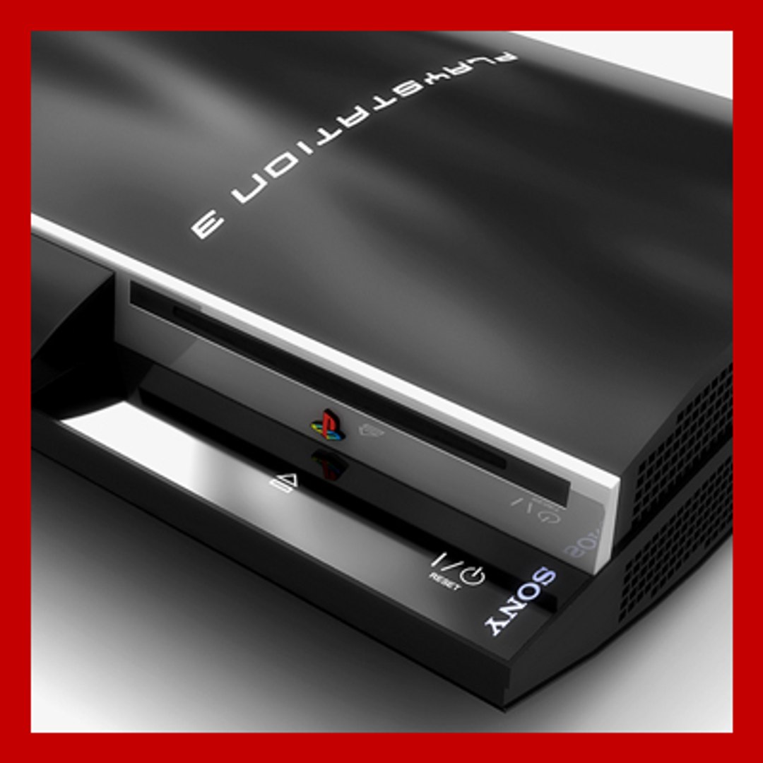 Playstation 3 - Ps3 3d Model