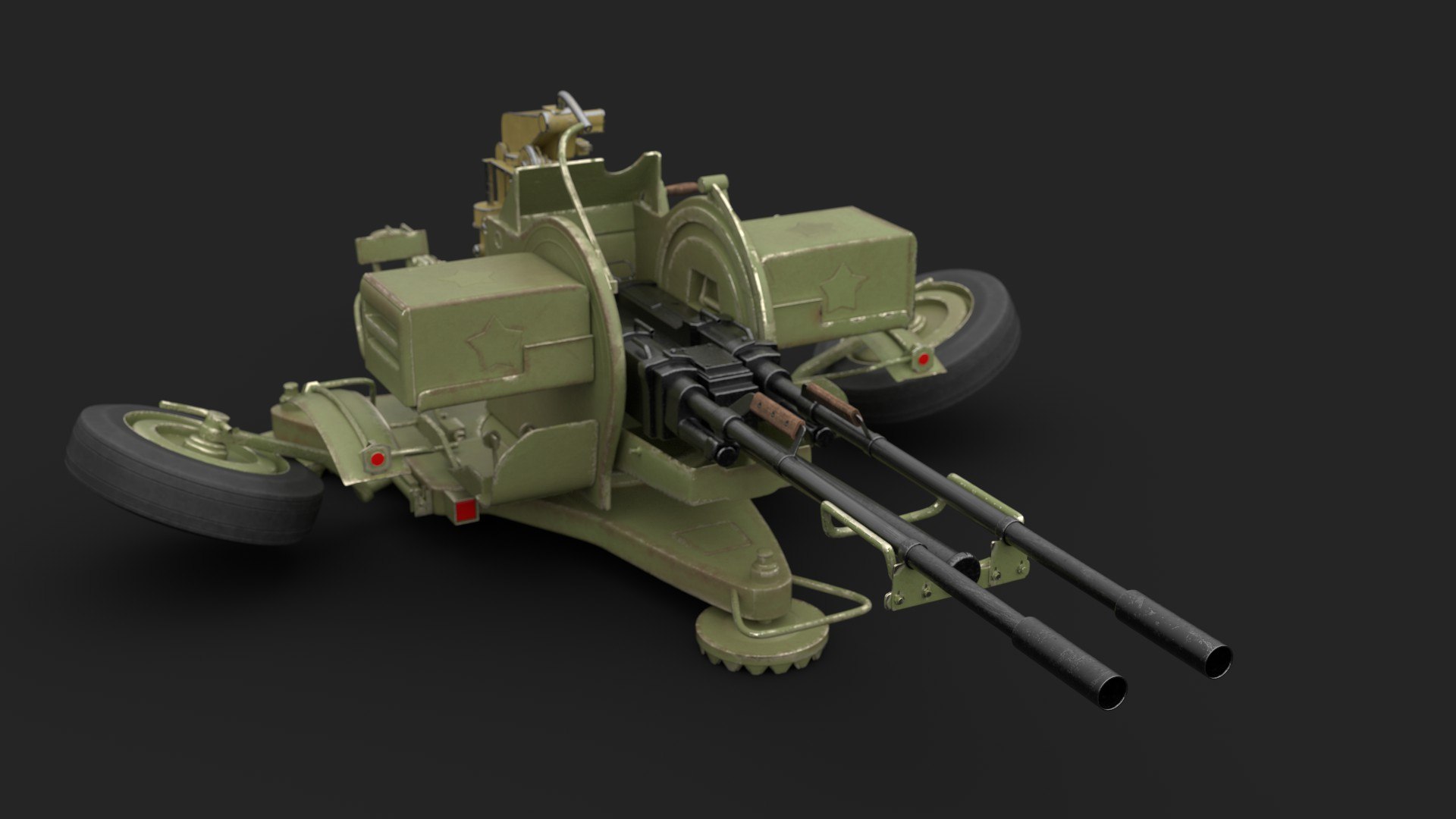 3D ZU-23 - TurboSquid 1808651