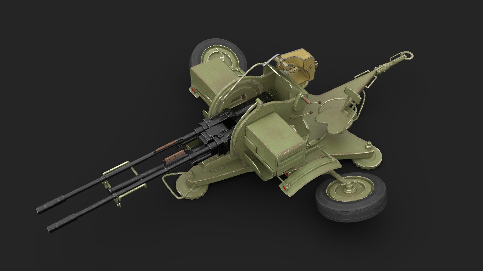 3D ZU-23 - TurboSquid 1808651