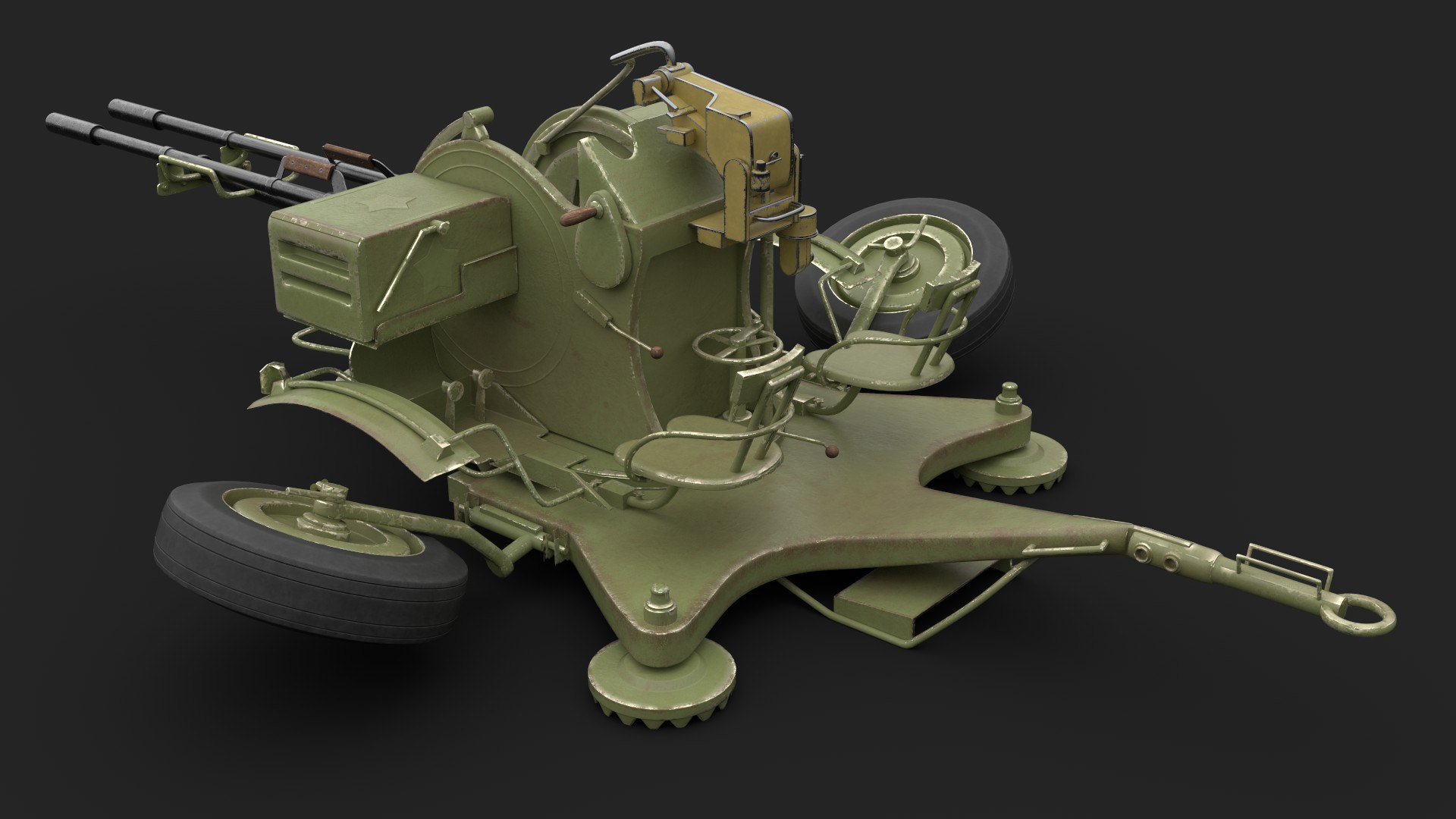 3D ZU-23 - TurboSquid 1808651