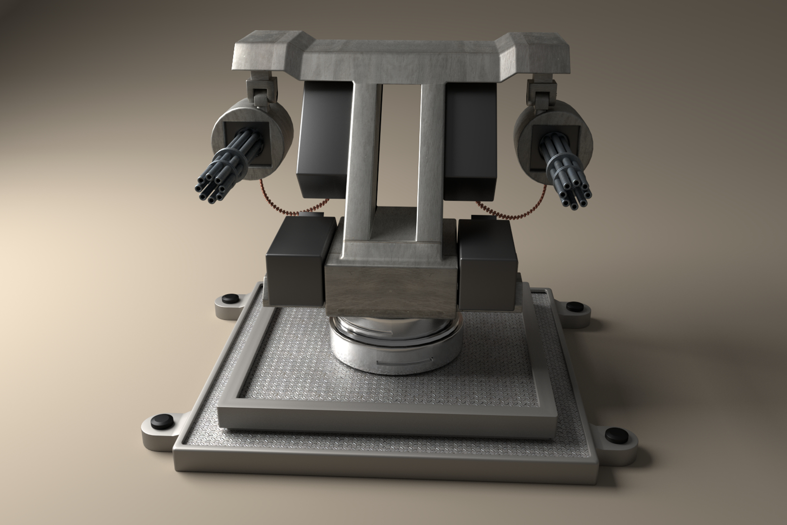 3d Turret Model