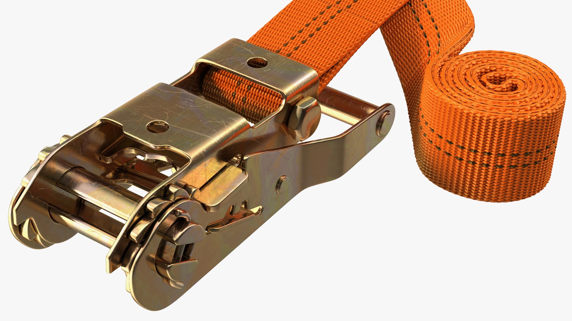 3D Heavy Duty Ratchet Strap model - TurboSquid 1777322