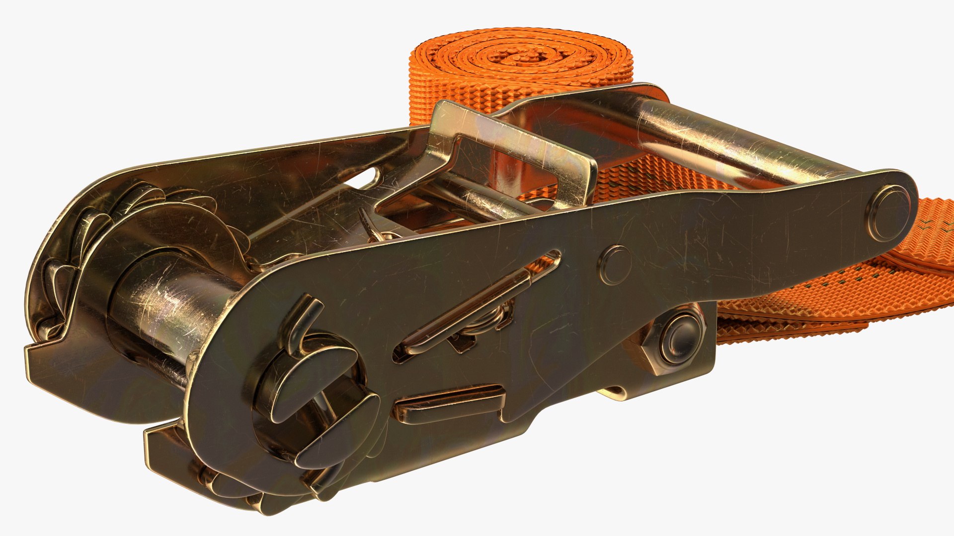 3D Heavy Duty Ratchet Strap model - TurboSquid 1777322