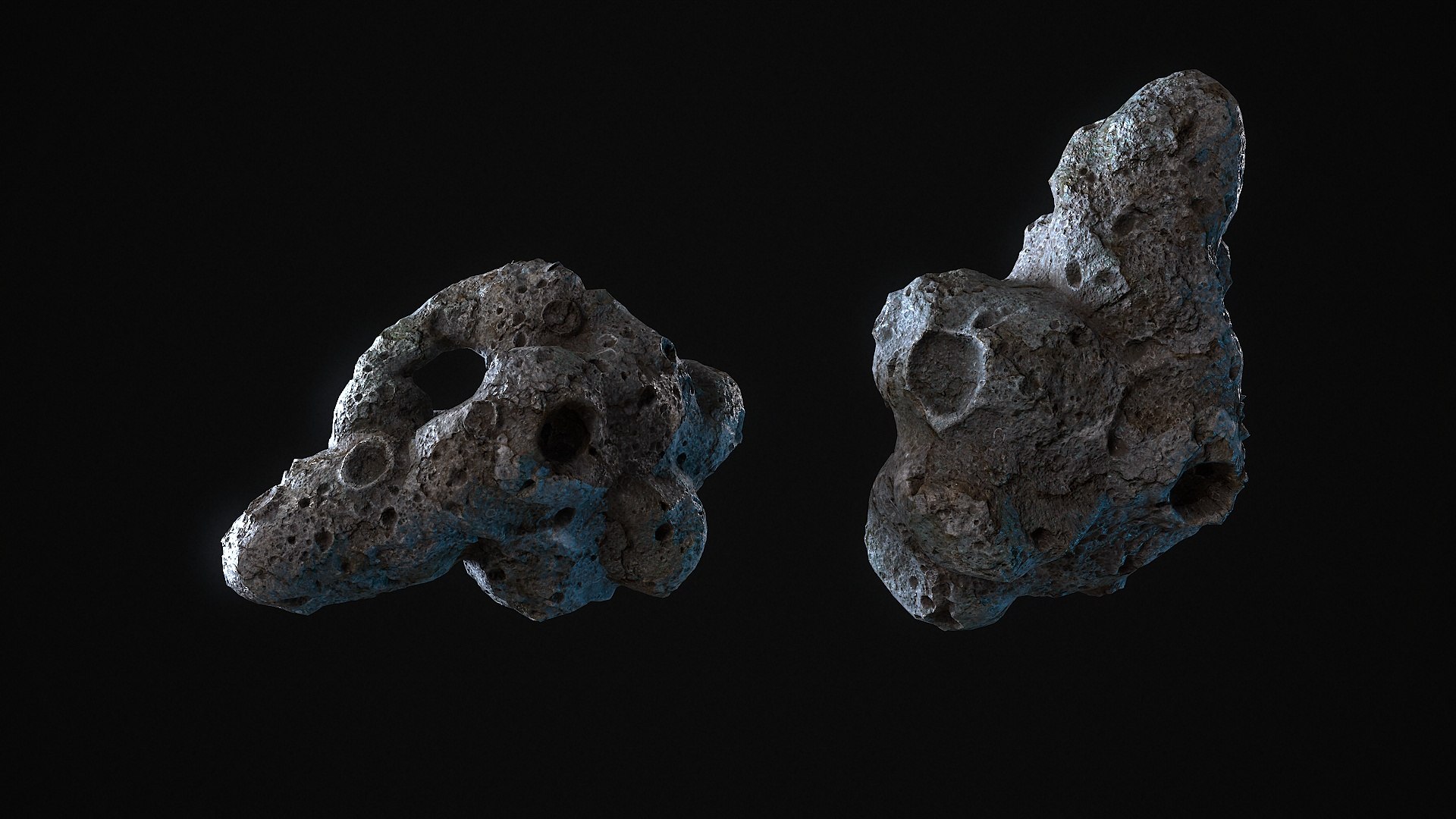 Realistic Asteroid 4 3D - TurboSquid 2290658