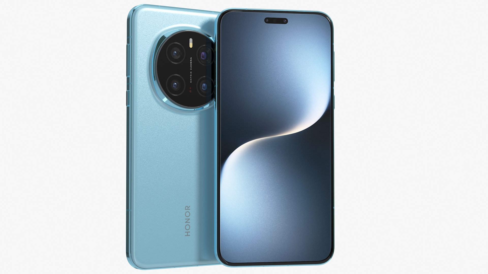 3D Honor Magic 7 Pro Blue - TurboSquid 2338189