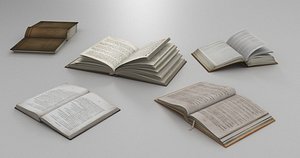 Open Book 3D Model - TurboSquid 1689337