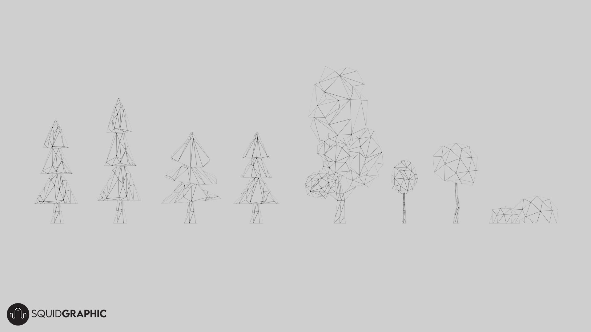 Cartoon forest assets low poly 3D - TurboSquid 2097337