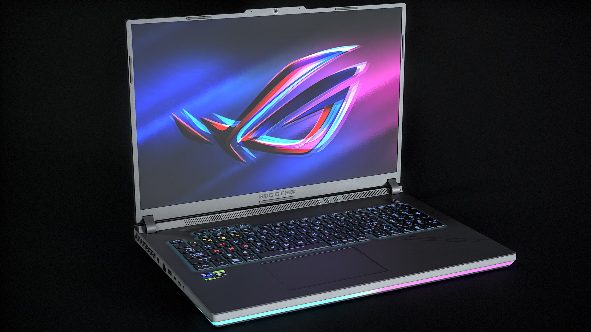 3D model Asus ROG Strix Scar 18 Gaming Laptop PBR - TurboSquid 2102043