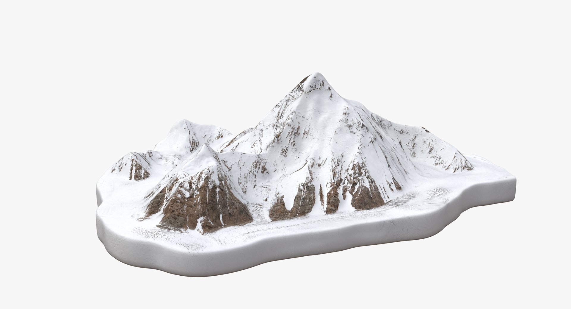 K2 Mount Godwin-austen 3D Model - TurboSquid 1440878