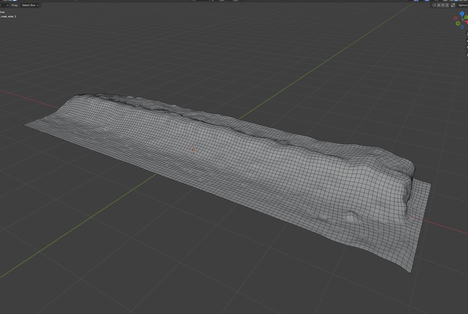 3D Snowdrift By The Road Model - TurboSquid 2412418