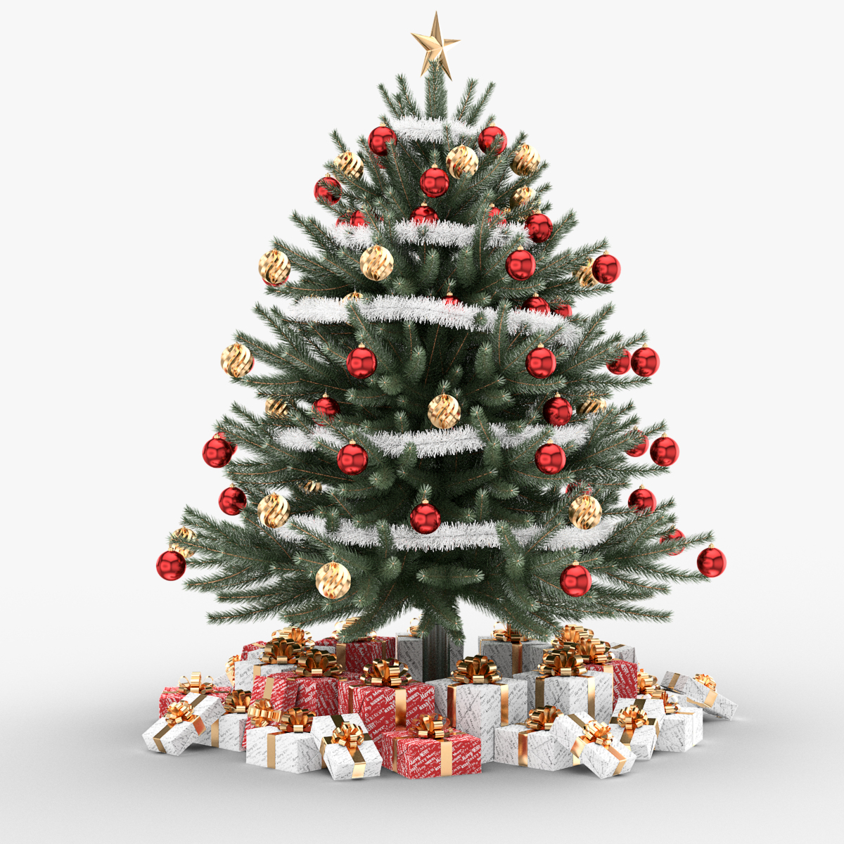 3d model christmas tree