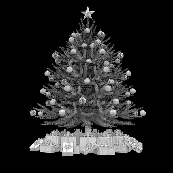 3d model christmas tree
