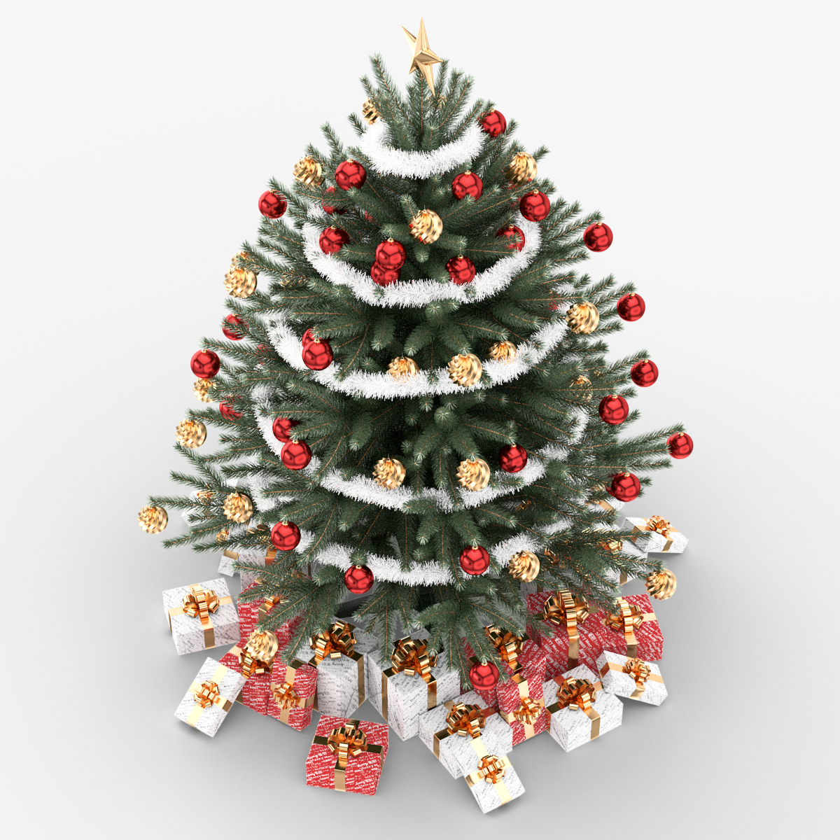 3d model christmas tree