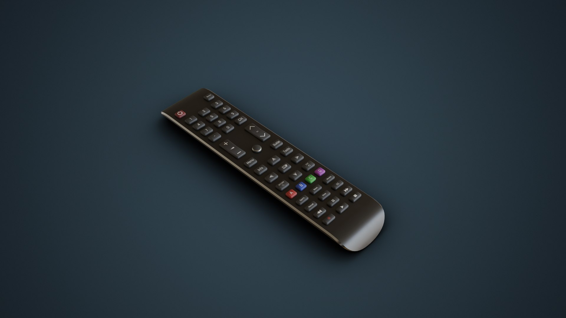 3D Smart Tv Remote - TurboSquid 1378799