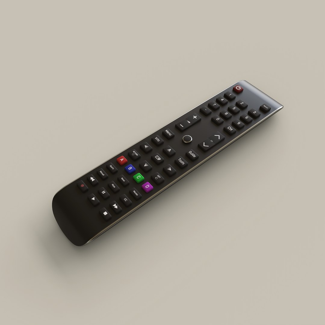 3D Smart Tv Remote - TurboSquid 1378799