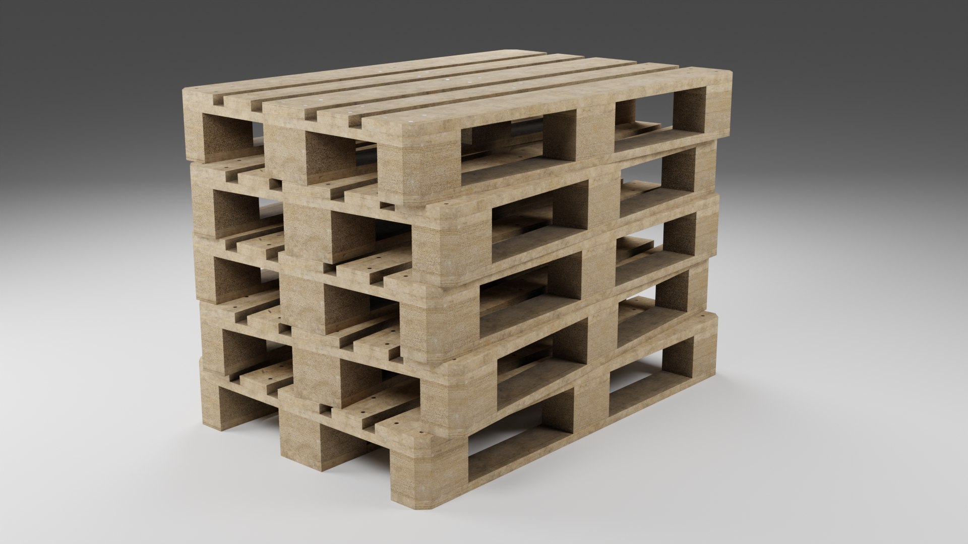 3D Low Poly Epal Pallet - Game Engine Optimized Model - TurboSquid 2294001