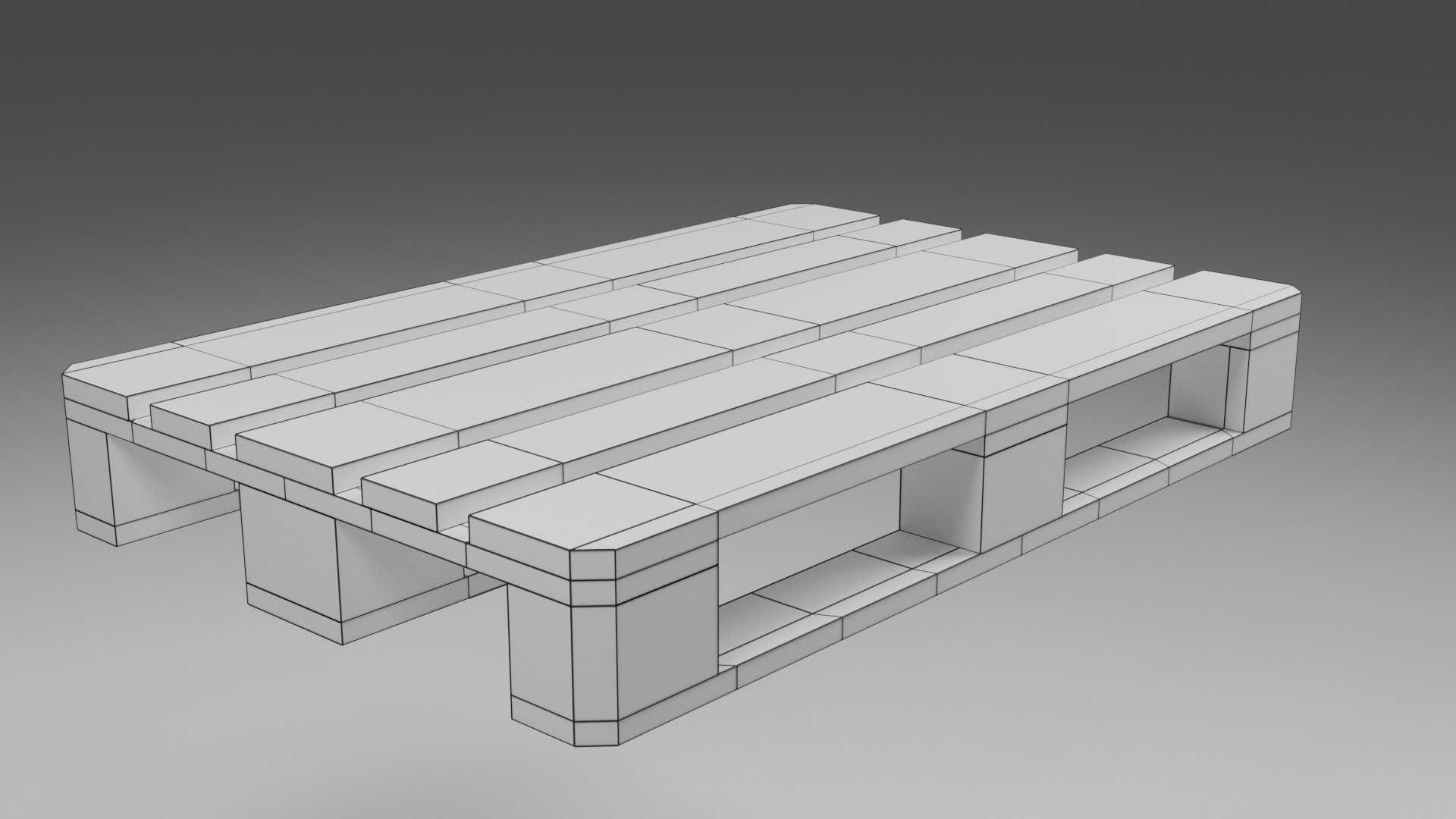 3D Low Poly Epal Pallet - Game Engine Optimized Model - TurboSquid 2294001