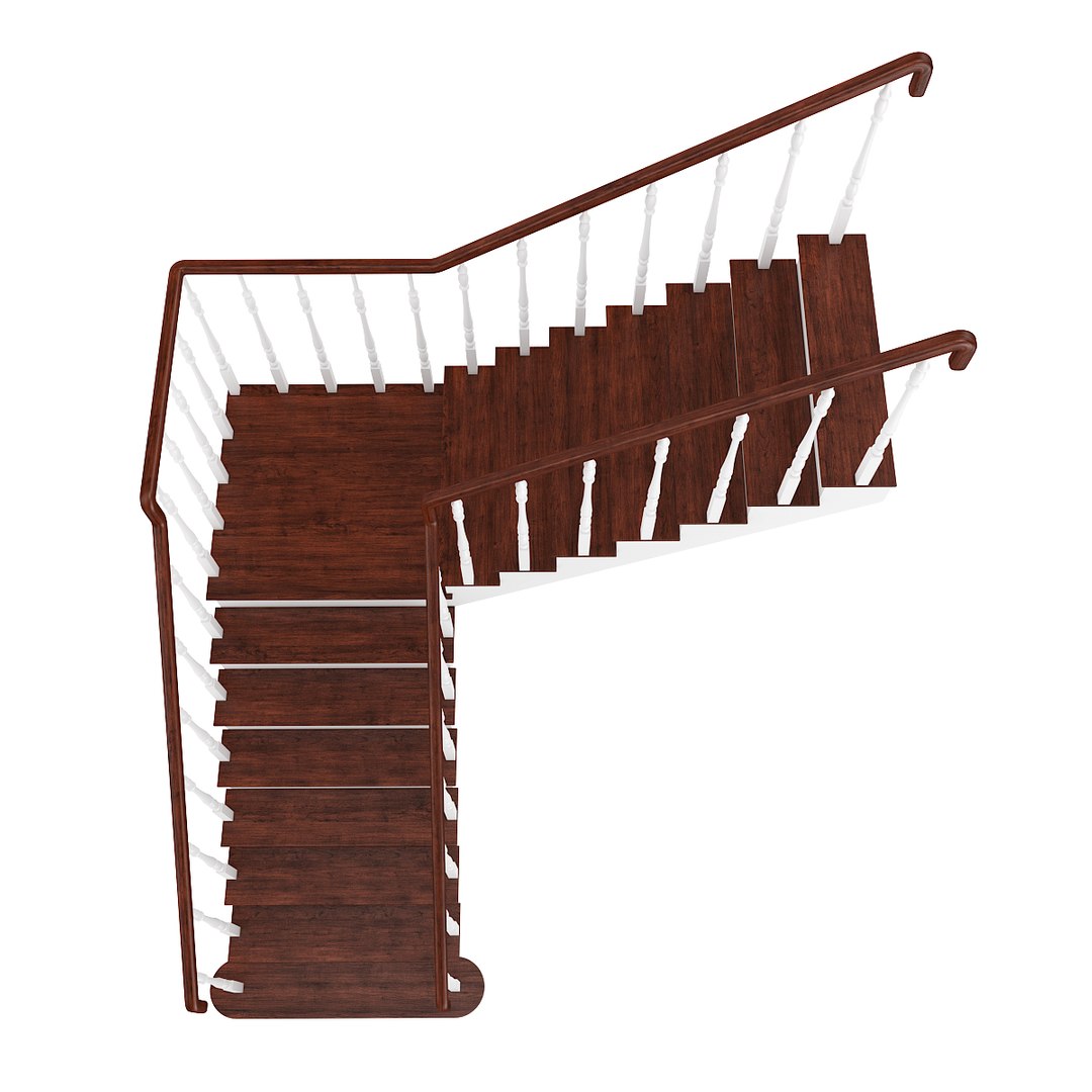 C4d Concrete Spiral Stairs