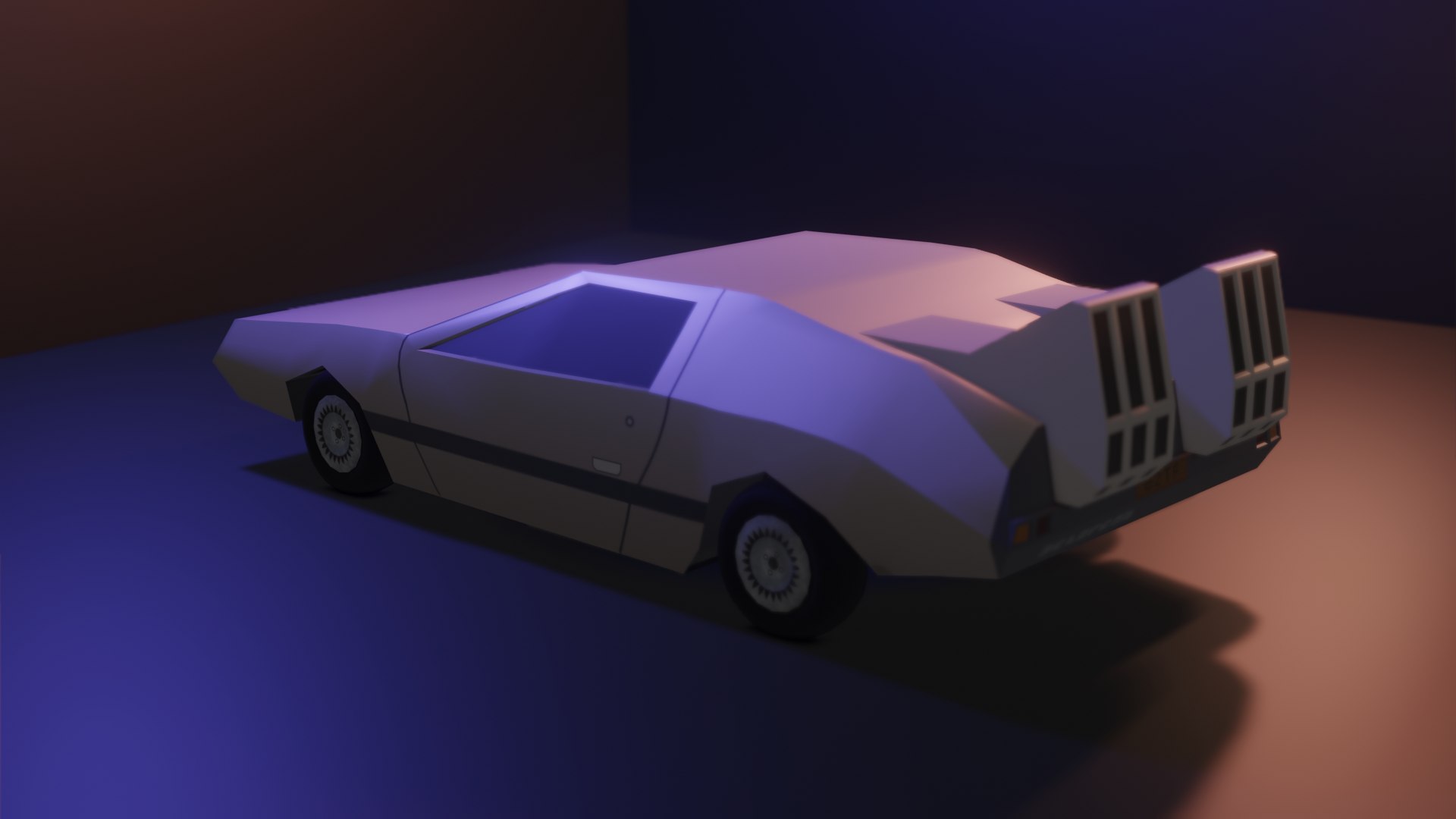 3D Delorean Time Machine - TurboSquid 1447881