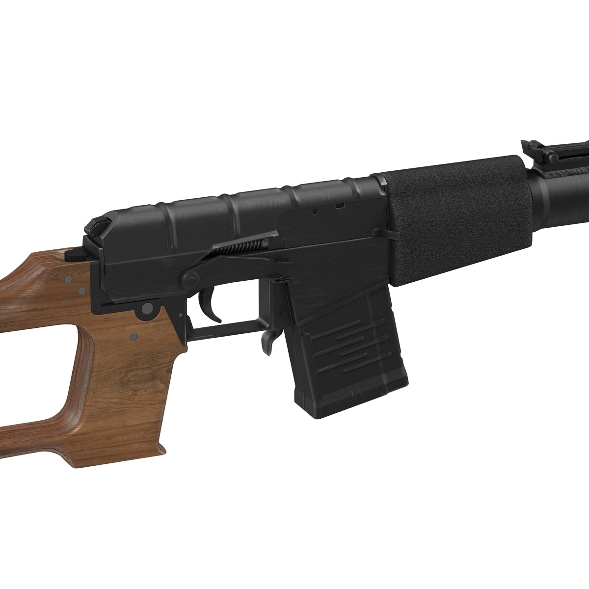 russian rifle vss vintorez 3d model