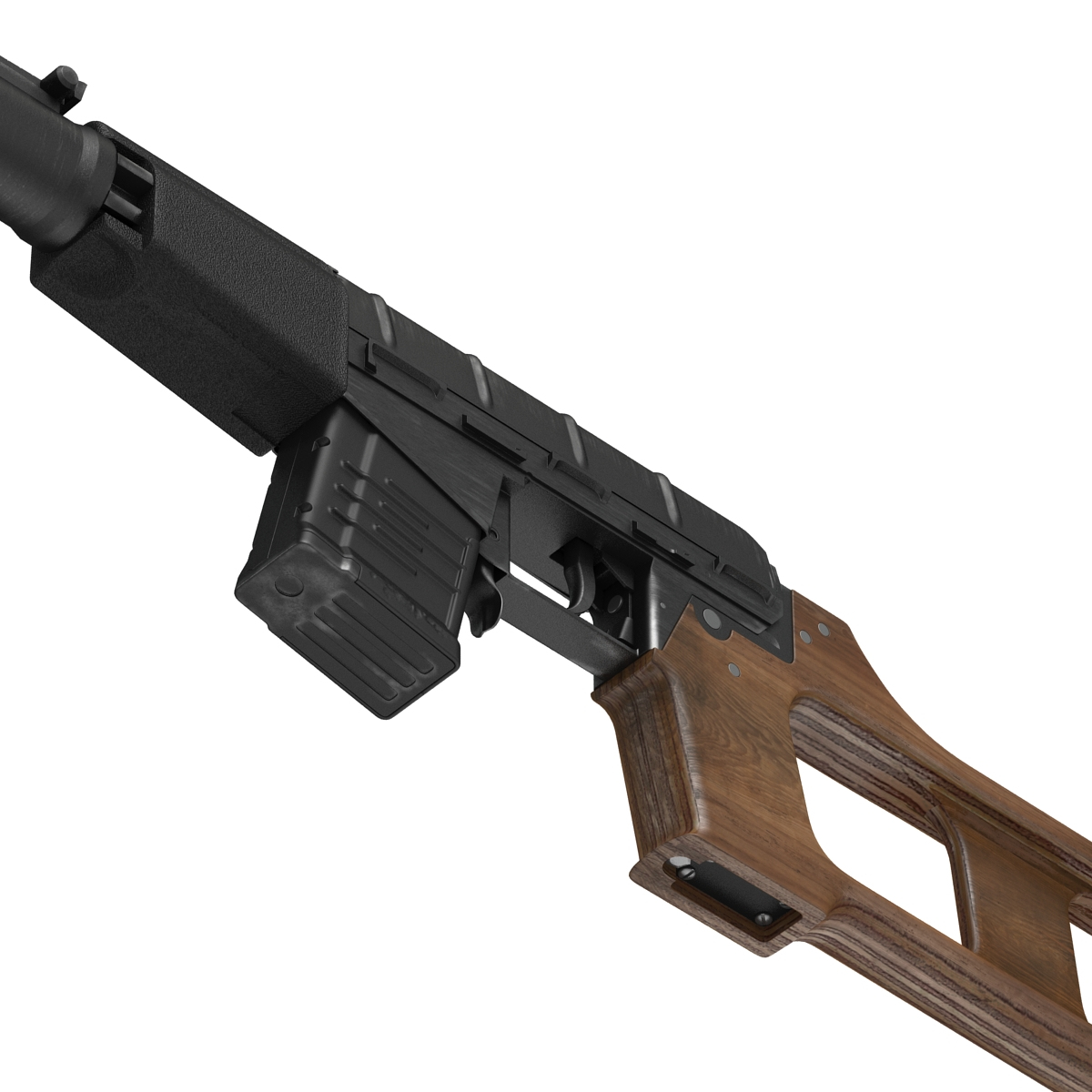 russian rifle vss vintorez 3d model