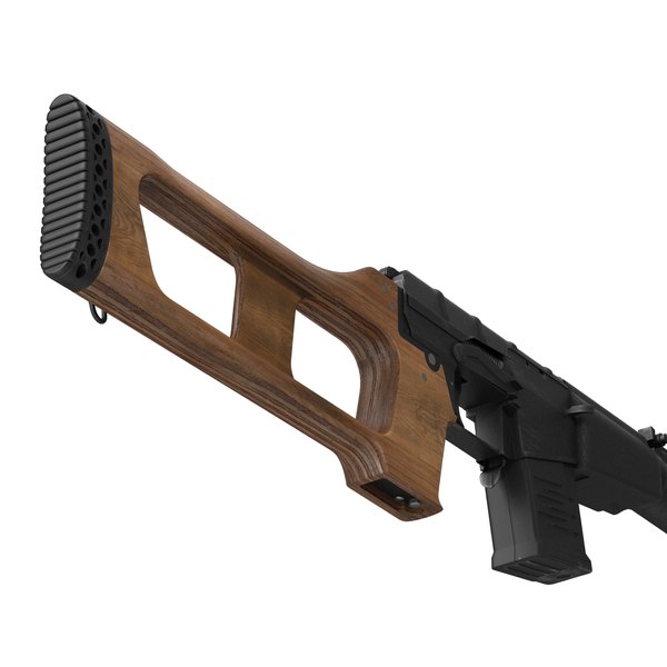 russian rifle vss vintorez 3d model