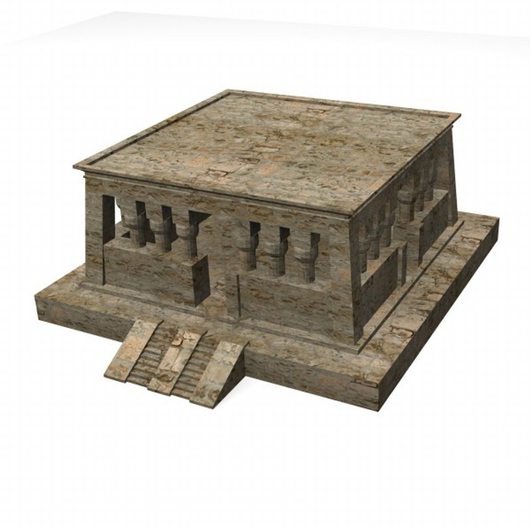 Egyptian Buildings 3d Model