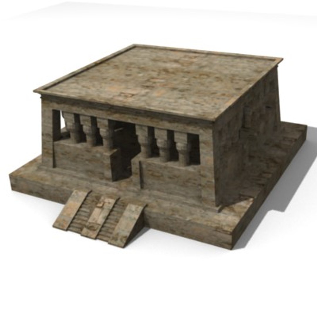 Egyptian Buildings 3d Model